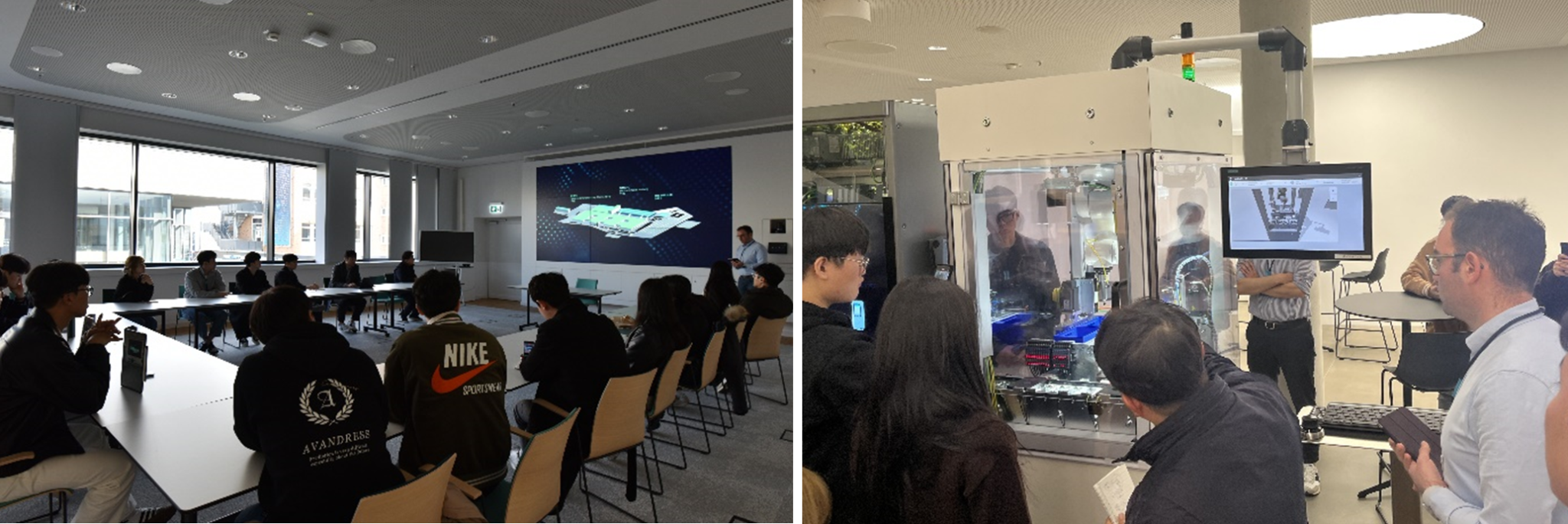 Students from the Ulsan-Gyeongnam Future Mobility Business Group visited the EWA and SITRAIN DI ...