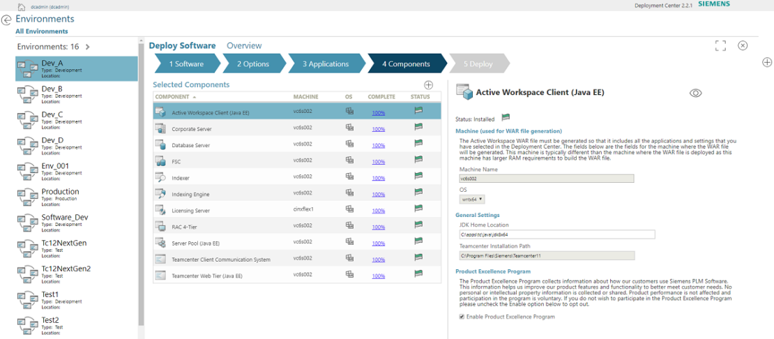 PLM Installer Guide: Deployment Center 2.2 - Teamcenter