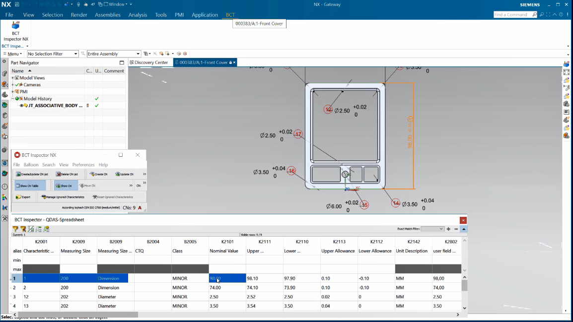 Leverage comprehensive quality planning - Teamcenter