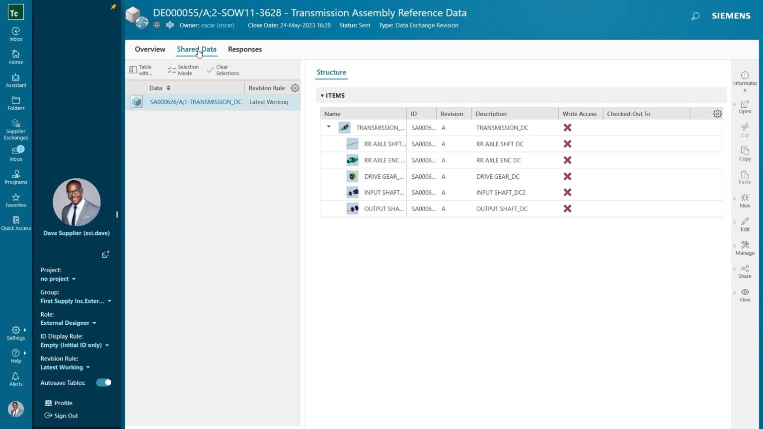 Empower your suppliers with Supplier Connect | Teamcenter