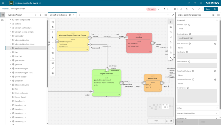 Siemens Systems Modeler for SysML v2 | Teamcenter | blog