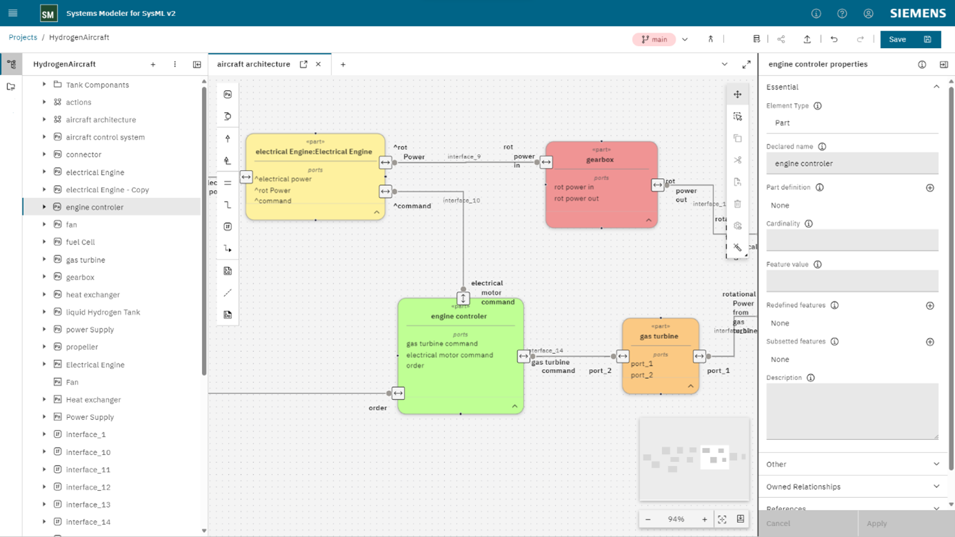Siemens Systems Modeler for SysML v2 | Teamcenter | blog