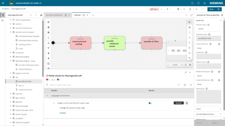 Siemens Systems Modeler for SysML v2 | Teamcenter | blog