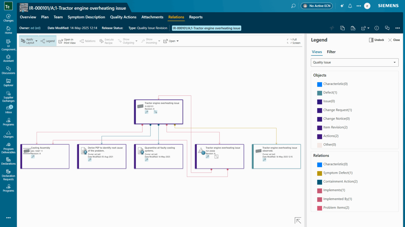 Exploring the latest capabilities of Teamcenter Quality 2506