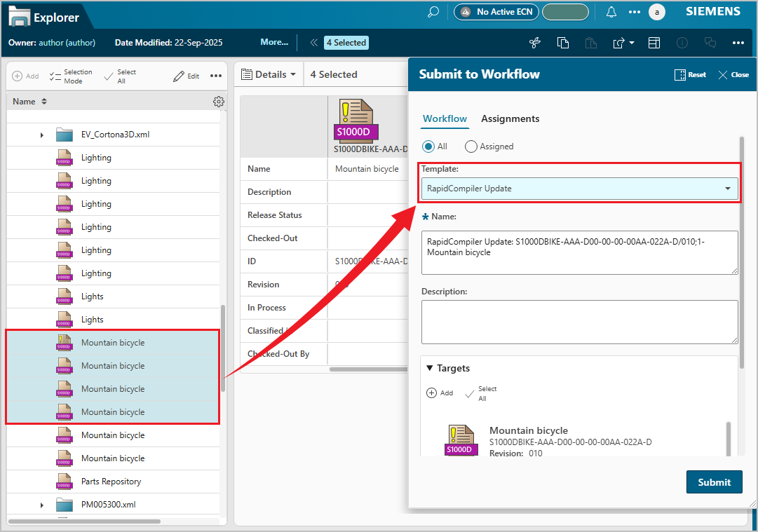 What's new in RapidAuthor for Teamcenter 2506 - Teamcenter