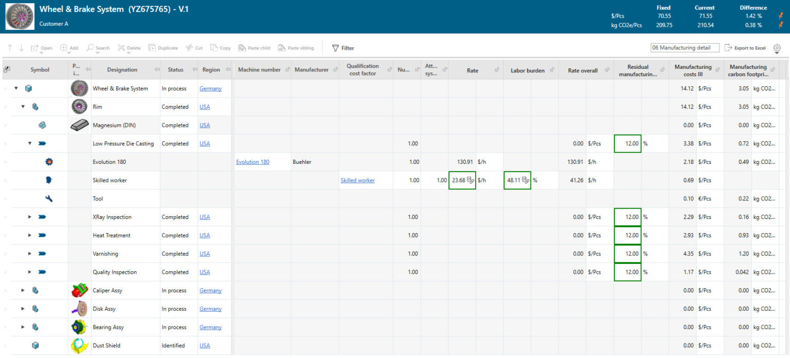 What’s new in Teamcenter Product Cost Management version 2512 - Teamcenter
