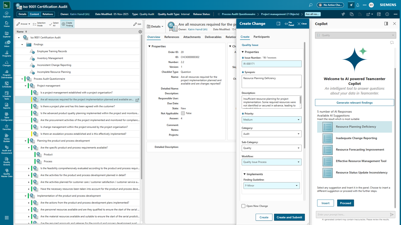 What’s new in Teamcenter Quality 2512