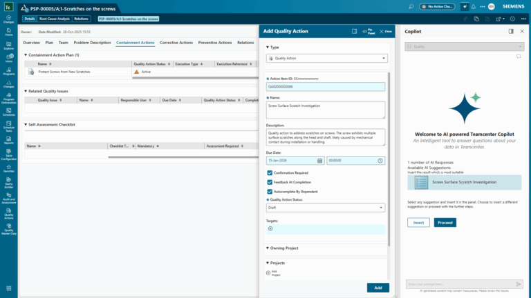 What’s new in Teamcenter Quality 2512