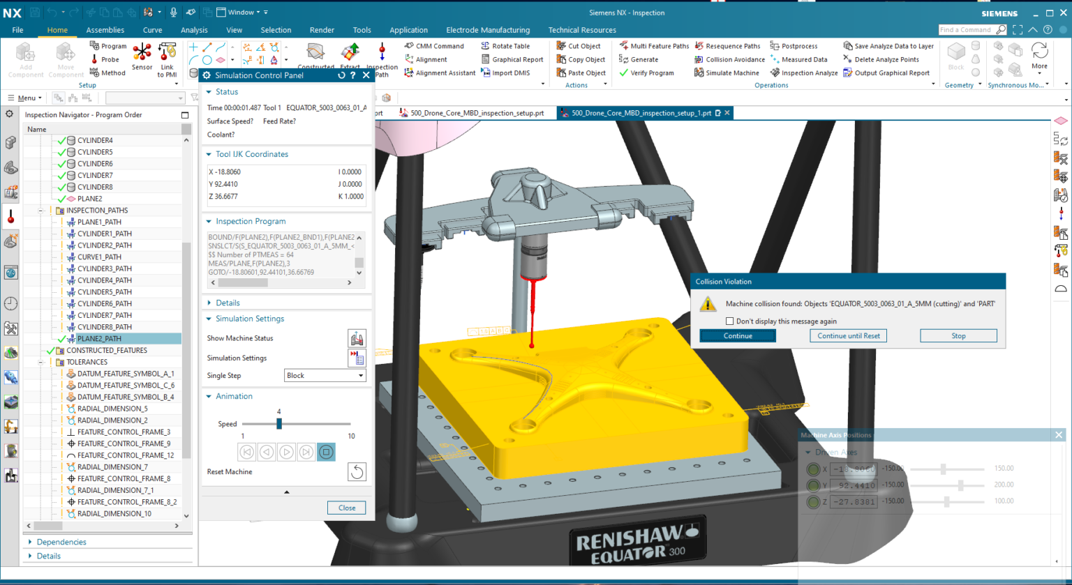 Making Sure We Got It Right: CMM Inspection Programming for the ...
