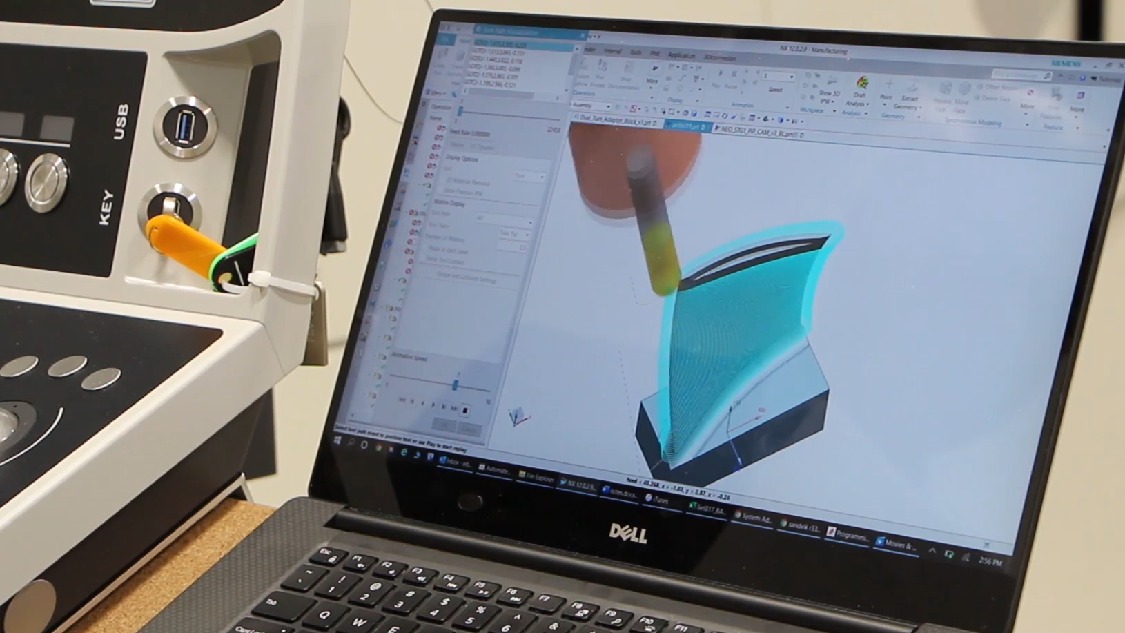 Closed-loop Adaptive Machining using NX CAM - NX Manufacturing