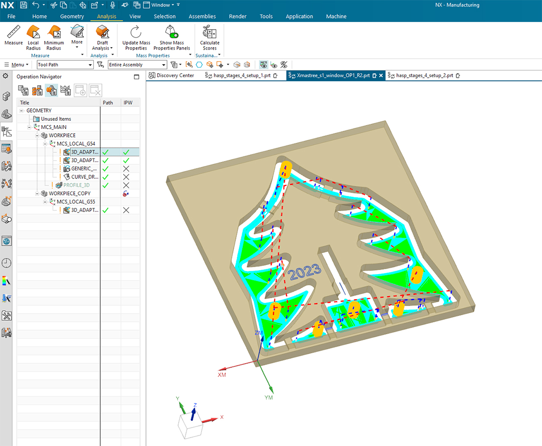 Machining your Christmas tree this holiday season - NX Manufacturing