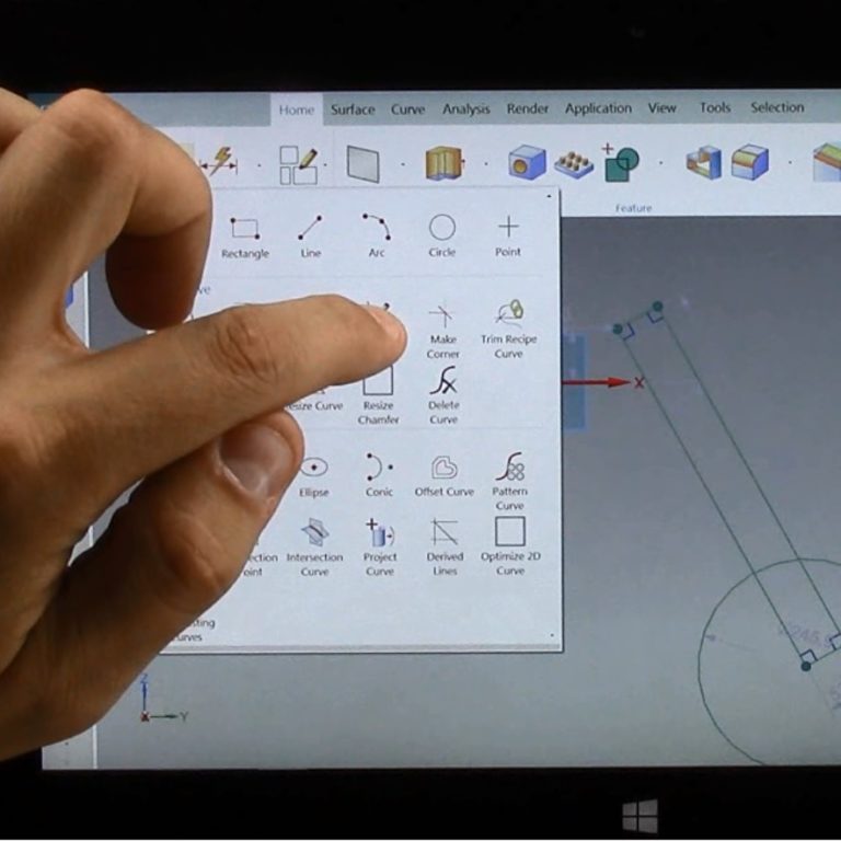 Touch Screen CAD: The Future is Now - NX Design