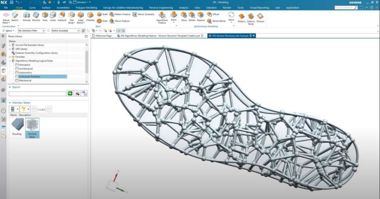 NX Demonstration: Voronoi Structure creation - NX Design