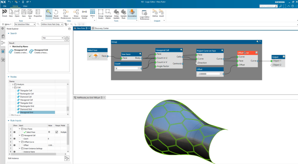 NX Algorithmic Modeling: Logic Editor - NX Design