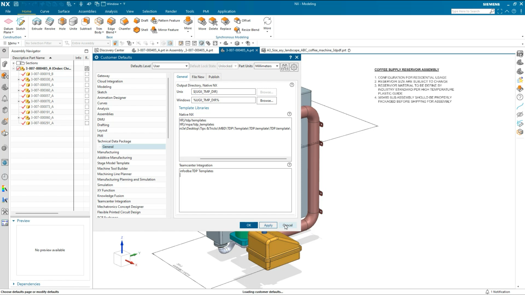 Technical Data Package | NX tips and tricks - NX Design