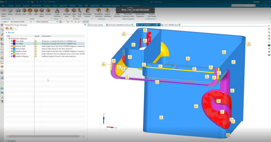What's new in NX | June 2023 | Molded Part Design