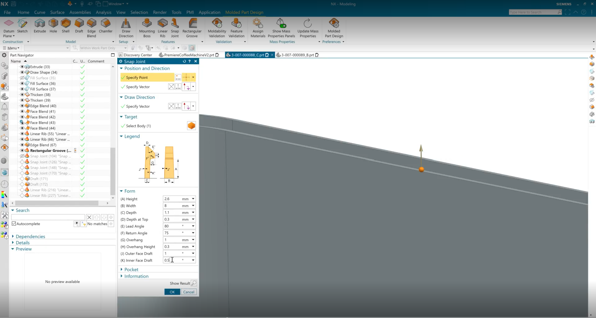 What's new in NX | June 2023 | Molded Part Design