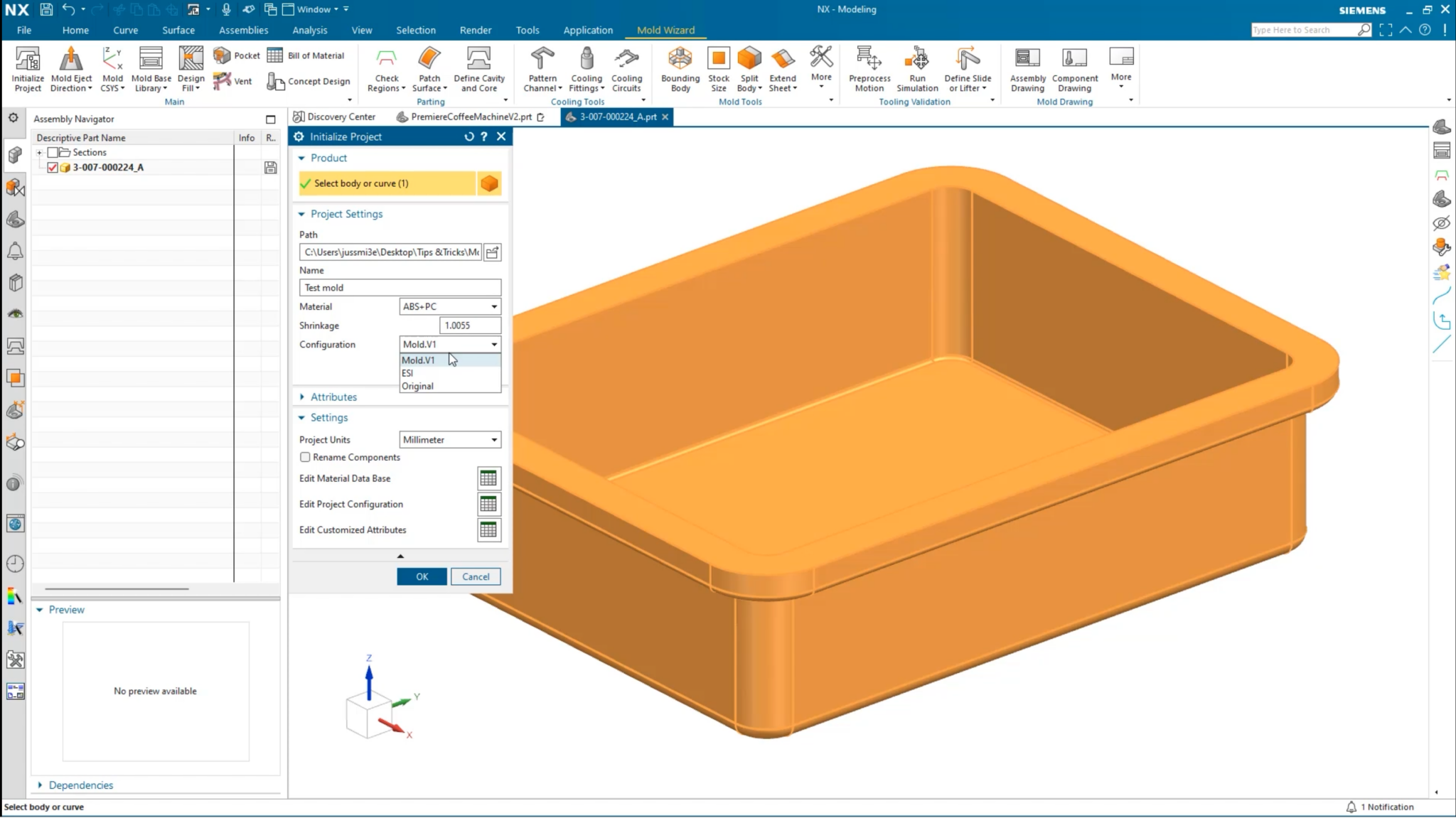 Getting started with Mold Wizard | NX Tips and Tricks - NX Design