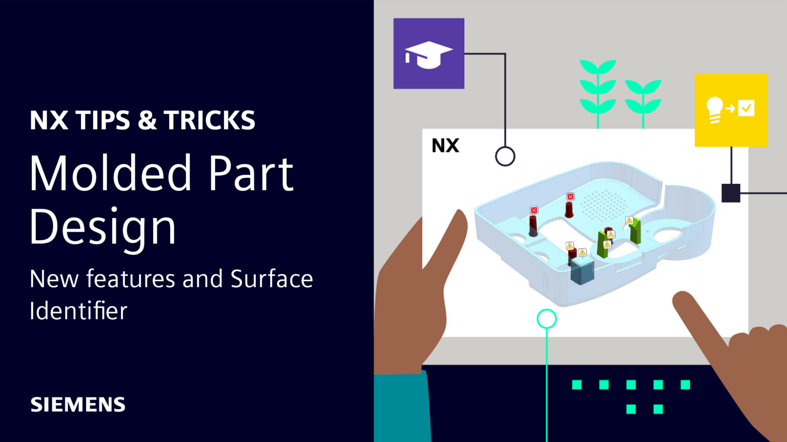 NX Tips and Tricks | Molded Part Design : New Features including the Surface Identifier - NX Design