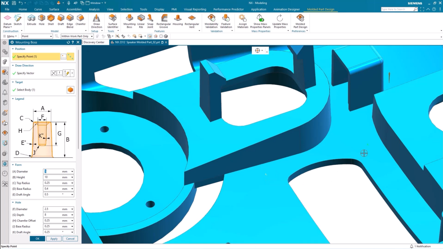 NX Tips and Tricks | Molded Part Design : New Features including the ...