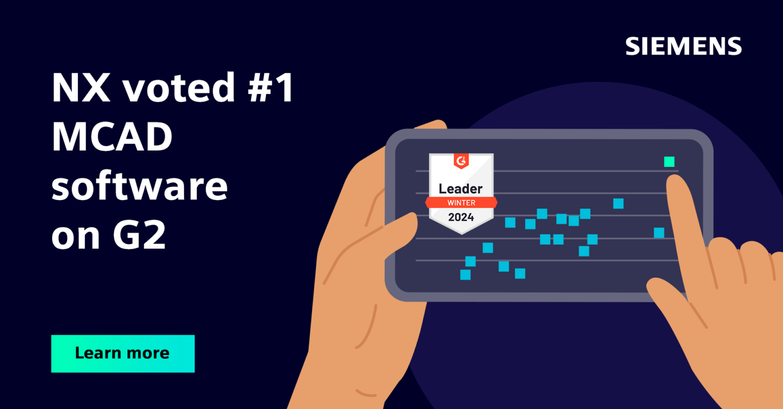G2 Spring 2024 | Customers vote NX the #1 solution in MCAD
