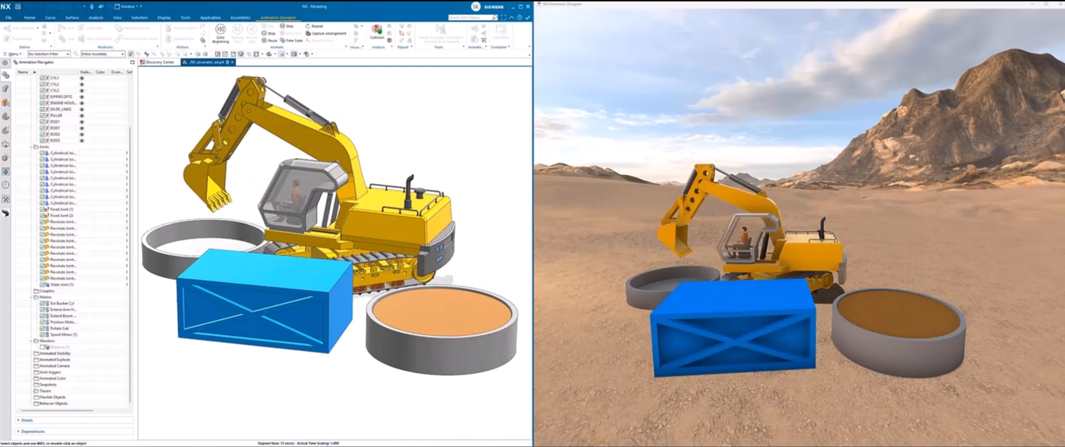 NX | Tips and Tricks | Using Animation Designer with Immersive Engineering