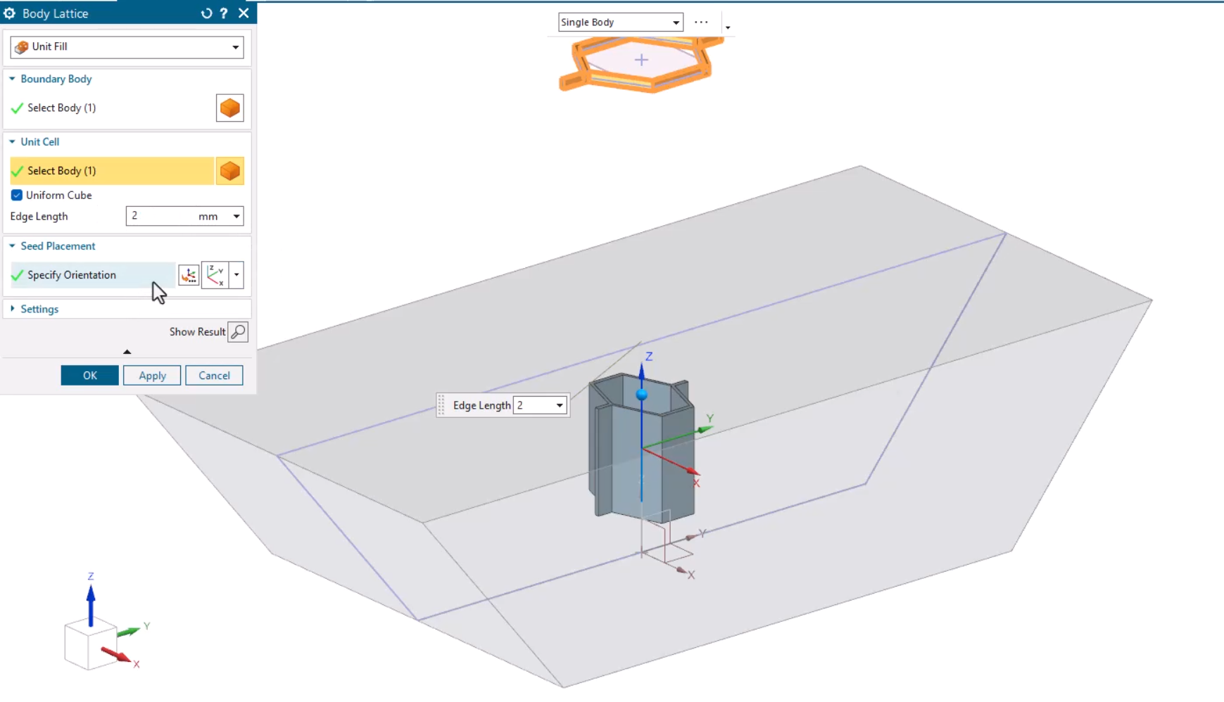 Create Lattice structures with Siemens CAD tools