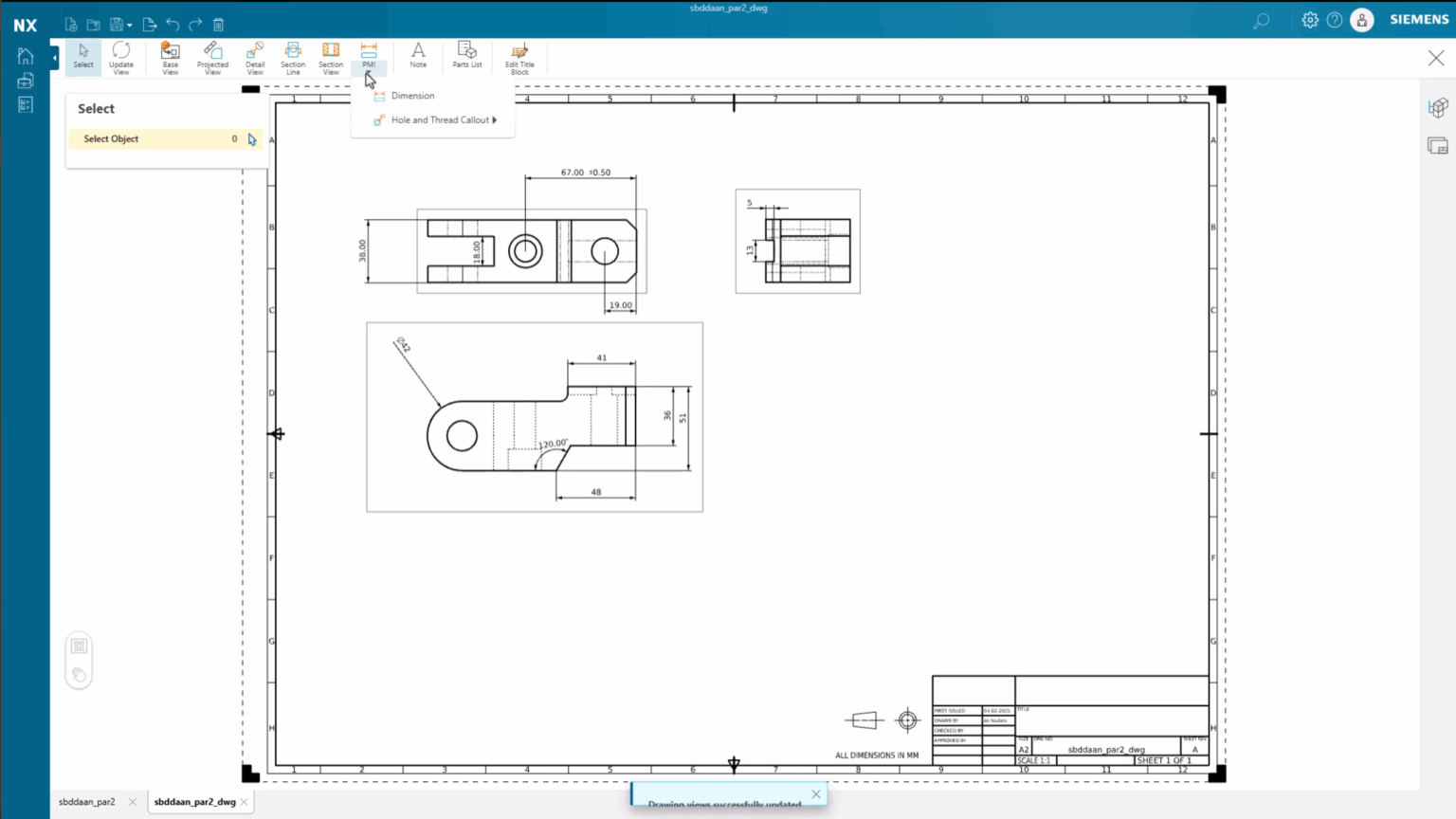 NX X | How to | Create drawings in NX X Essentials