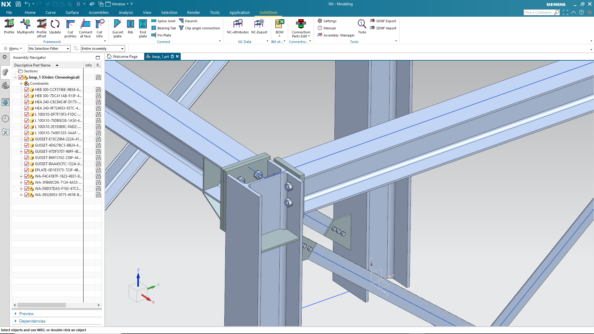 How to improve the performance of structural steel design in NX - Partners