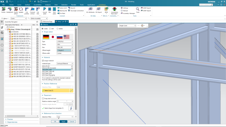 How to improve the performance of structural steel design in NX - Partners