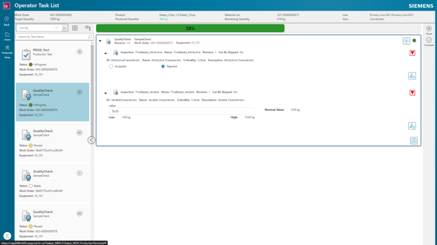 What's new in Opcenter Execution Process 2307 - Opcenter