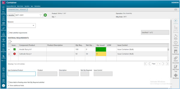 What’s new in Opcenter Execution Electronics 2404 - Opcenter