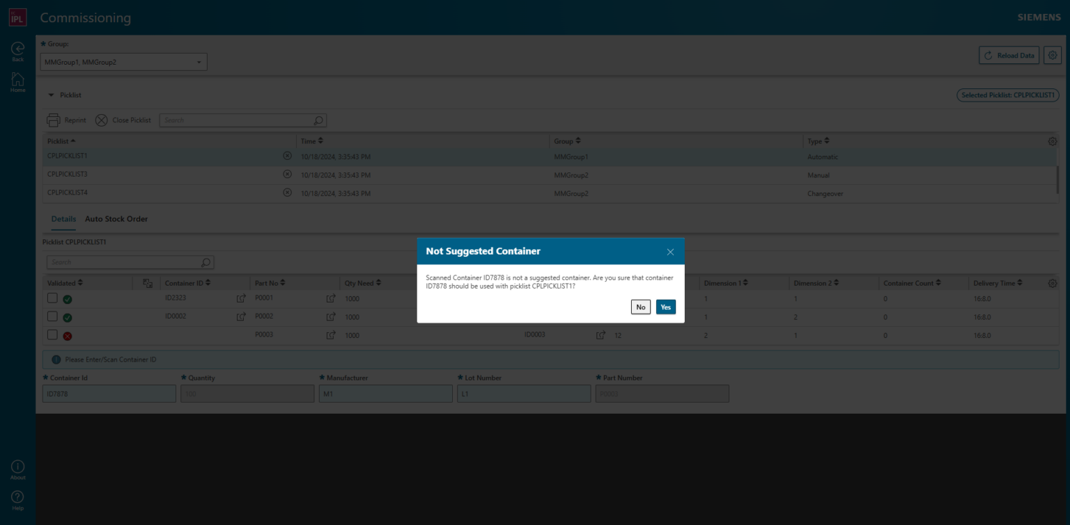 What’s new in Opcenter Intra Plant Logistics 2410 - Opcenter