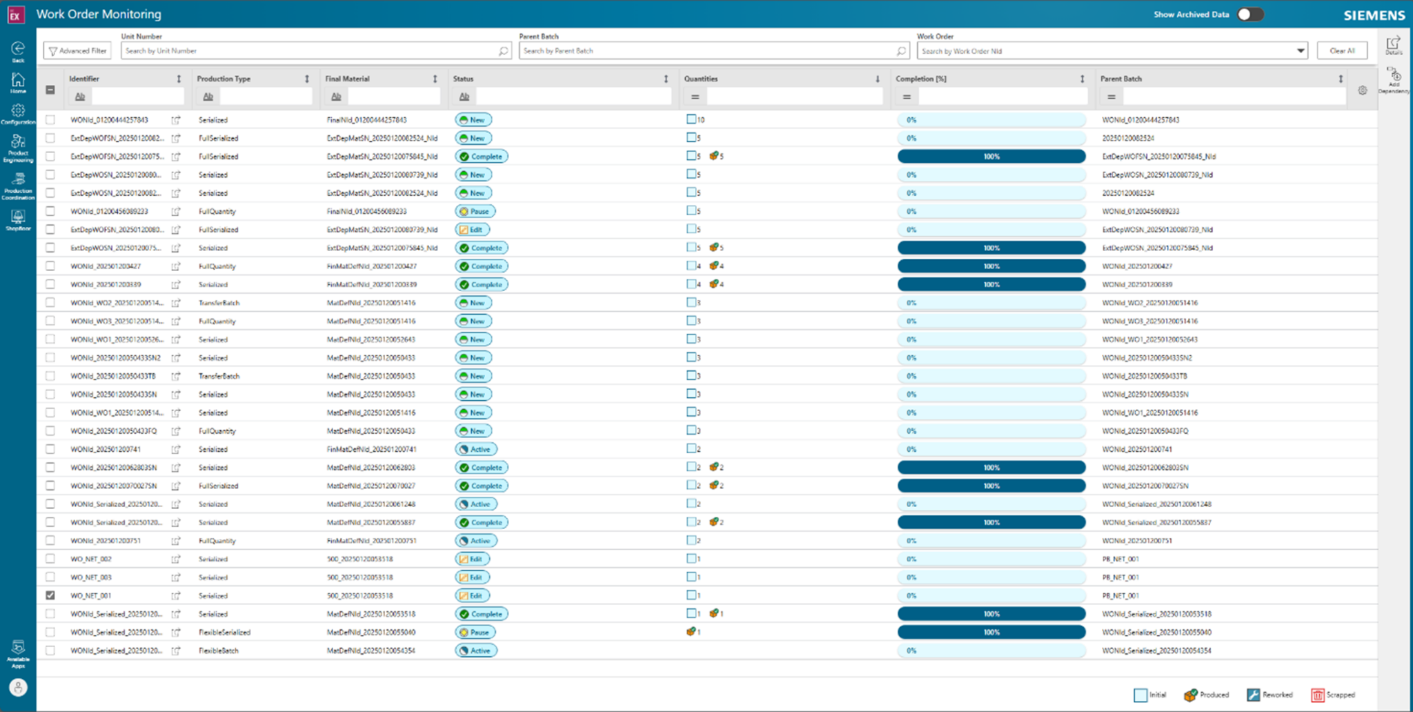 What’s new in Opcenter Execution Discrete 2501 - Opcenter