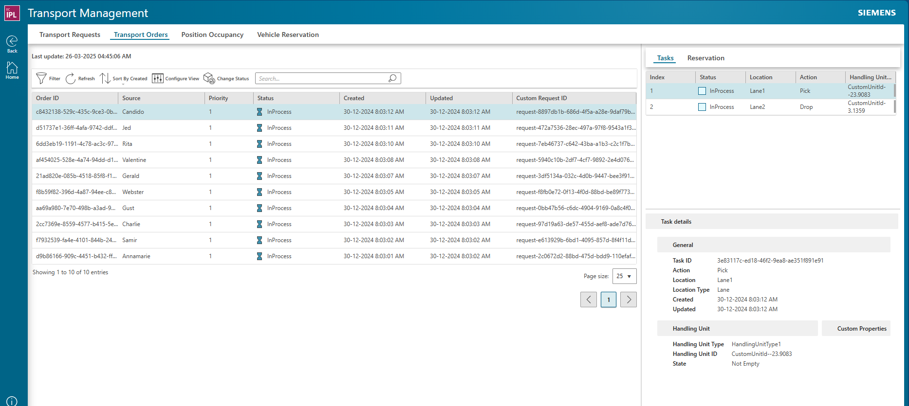What’s new in Opcenter Intra Plant Logistics 2504 - Opcenter