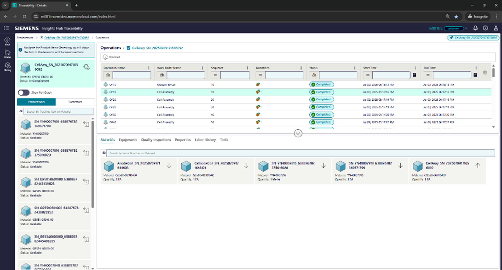 What’s new in Opcenter Execution Discrete 2507 - Opcenter