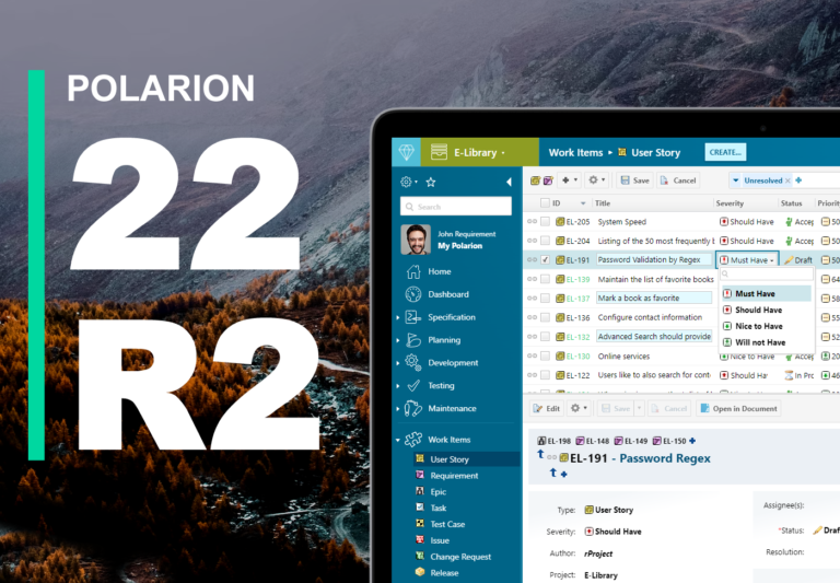 Polarion ALM 22 R2 – What’s New and Noteworthy | Polarion