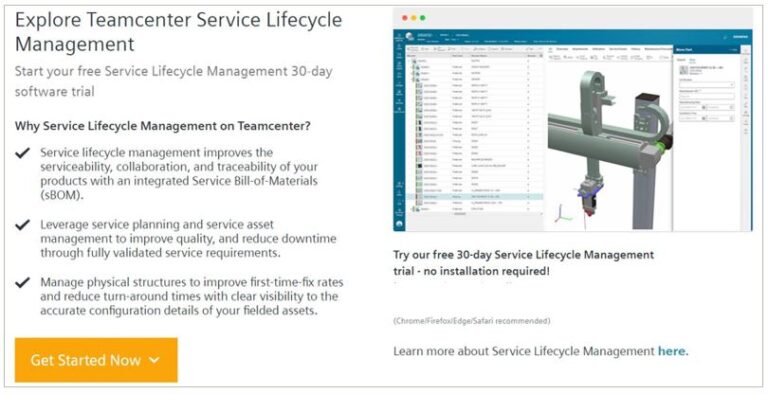 Explore Teamcenter Service Lifecycle Management - Service Lifecycle ...
