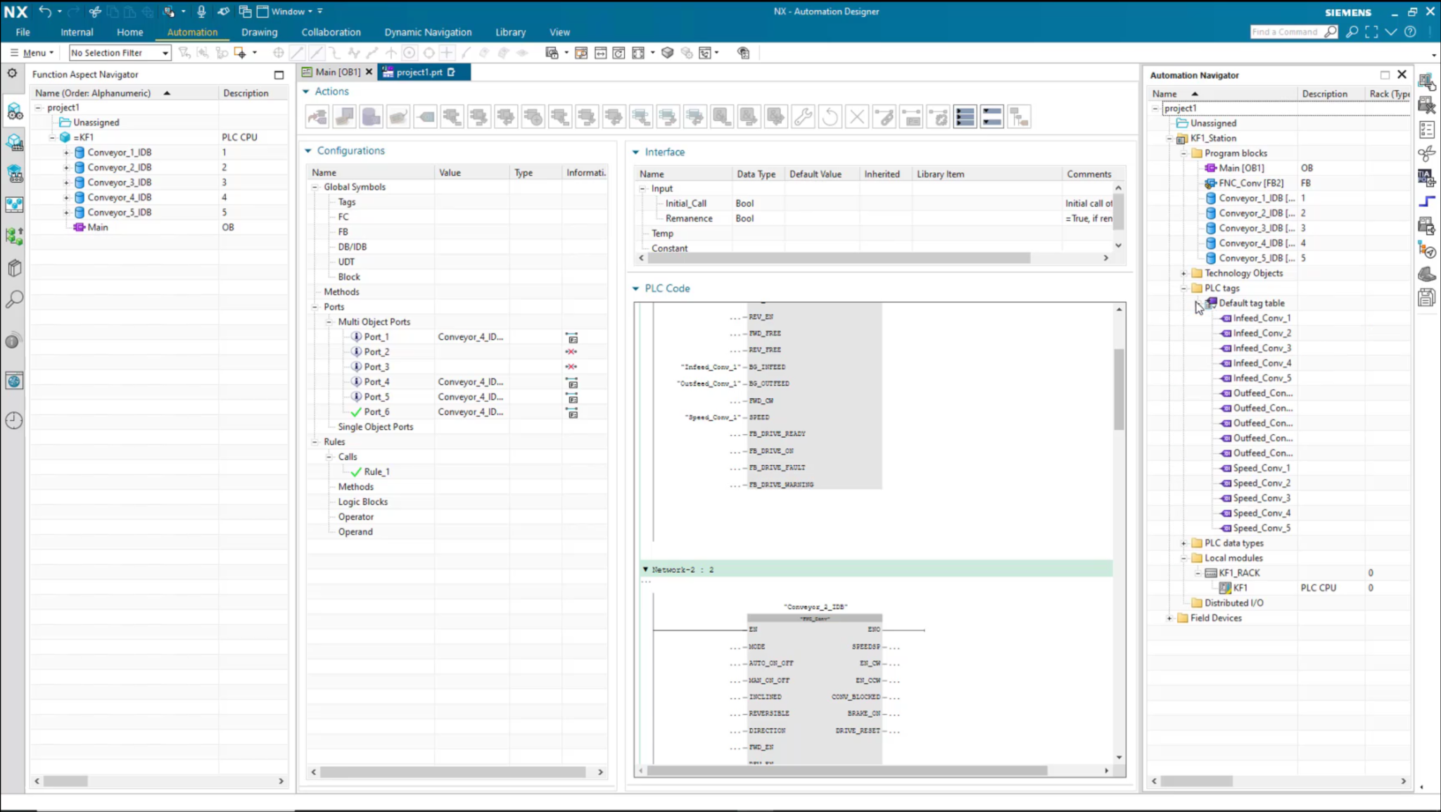 Automation Software Calls - NX Industrial Electrical Design