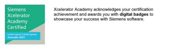 Siemens Xcelerator Academy Certification - Siemens Xcelerator Academy