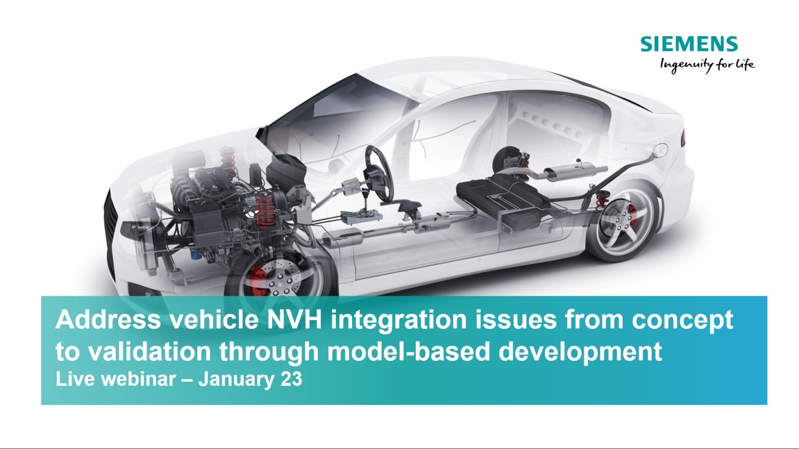 Address vehicle NVH integration issues early on - Simcenter
