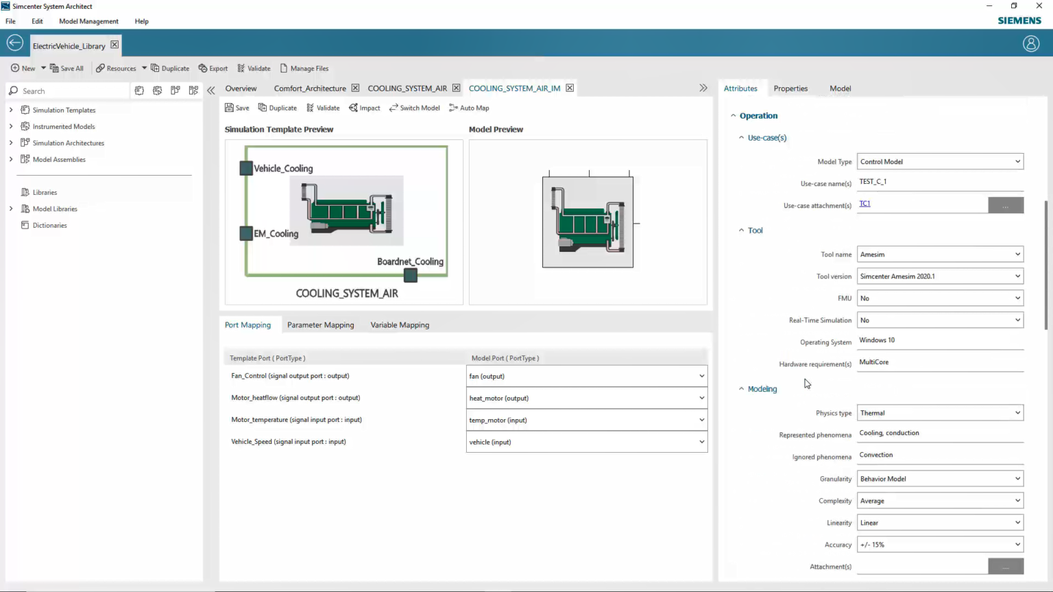 What's new in Simcenter system simulation solutions 2020.1? - Simcenter