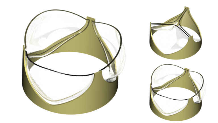 Fluid-structure interaction (FSI) of a Trileaflet Heart Valve - Simcenter