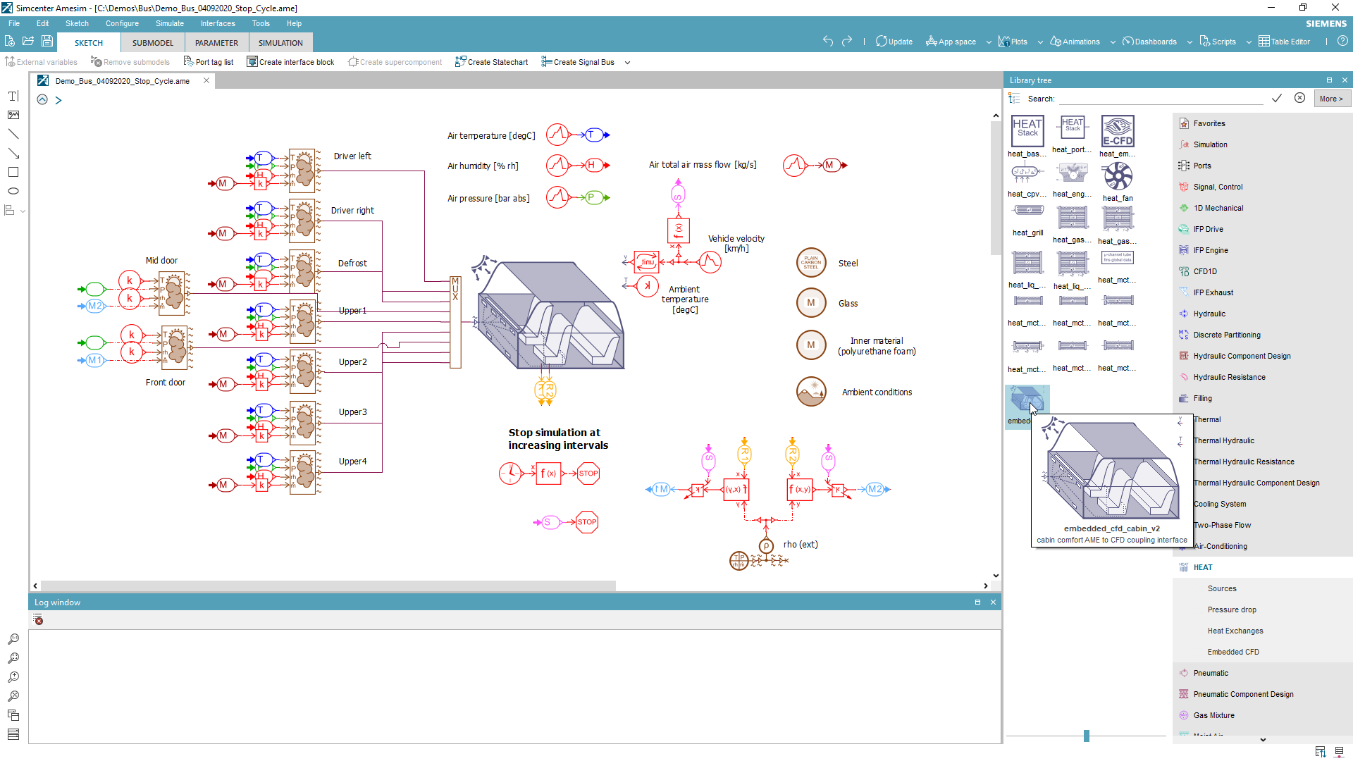 Assess the thermal comfort in a city bus with a multi-zone modeling ...