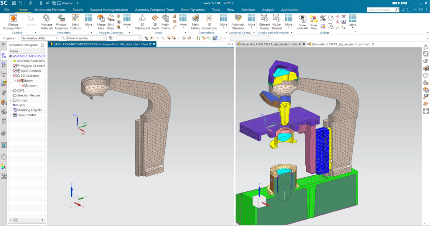 See your simulation models in context with multiple tabbed windows ...