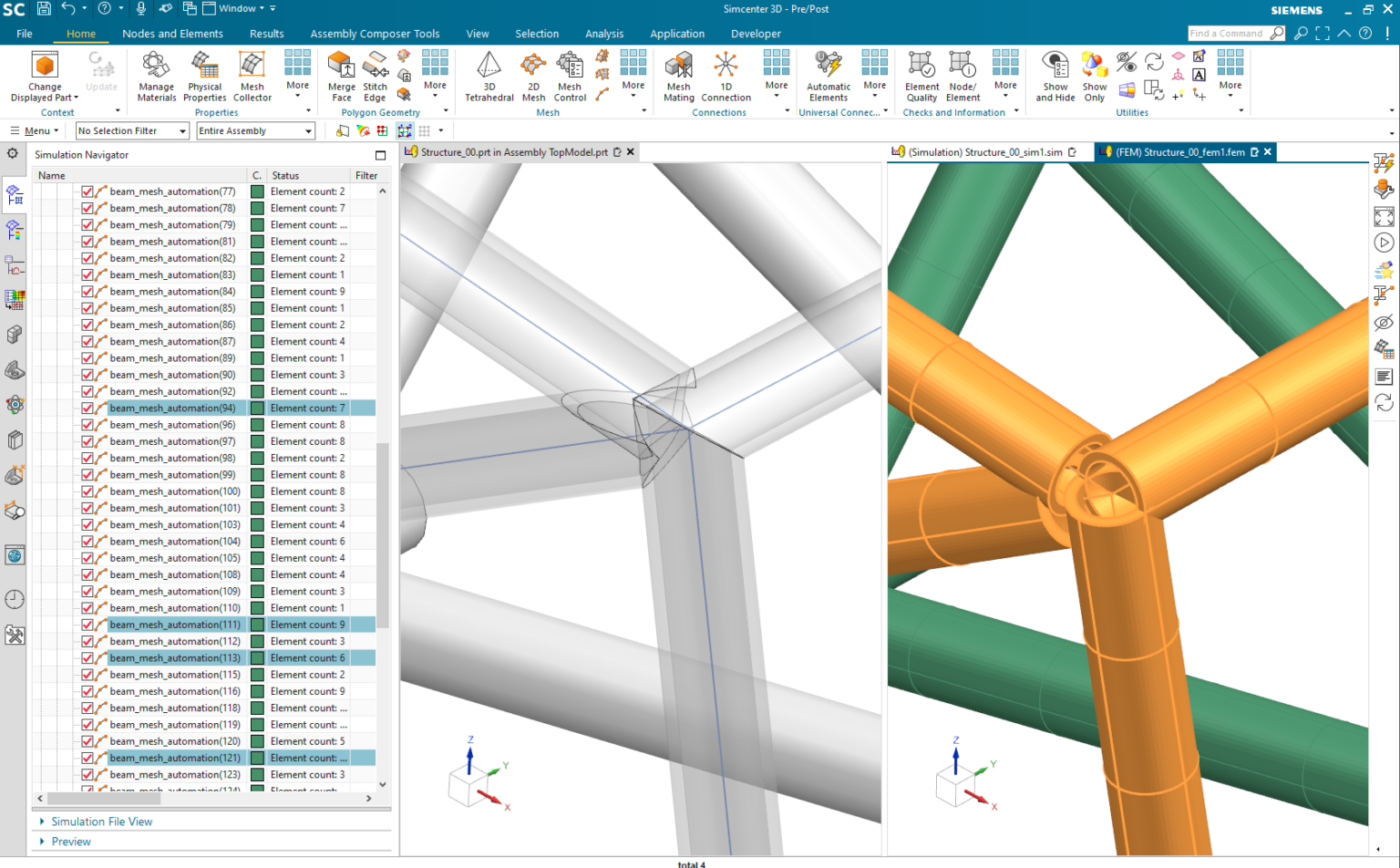 Dread building a FE beam model? Create it in a snap with Simcenter 3D - Simcenter
