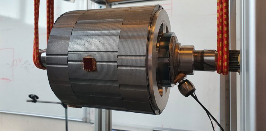 Frequency Response Function measurements on permanent magnet rotors ...