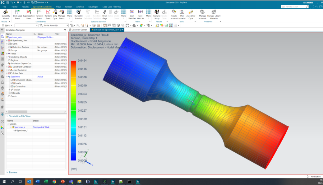 Strength and fatigue analysis in Simcenter 3D 2206 - Simcenter