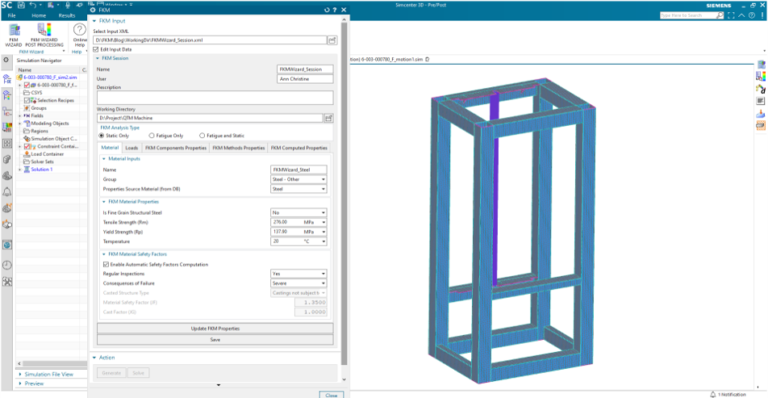 Strength and fatigue adhering to the FKM Guidelines - Simcenter