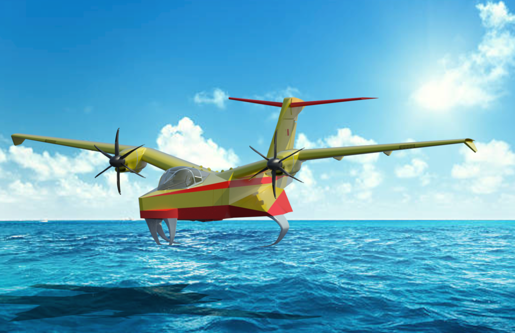 The Seagle firefighting aircraft design using Xcelerator
